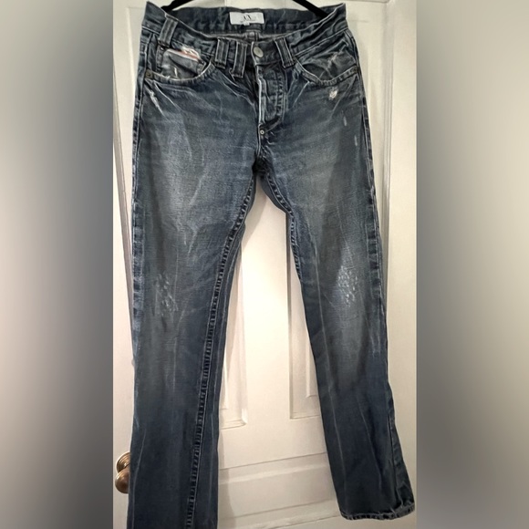 Armani Exchange | Jeans | Armani Exchange Mens 3 Button Jeans Blue 28 ...